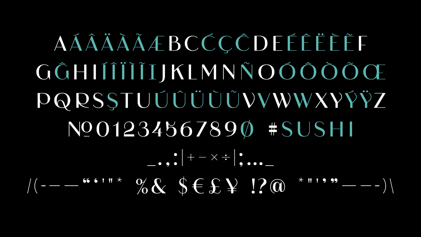 Aburi TORA custom display typeface • Example Site
